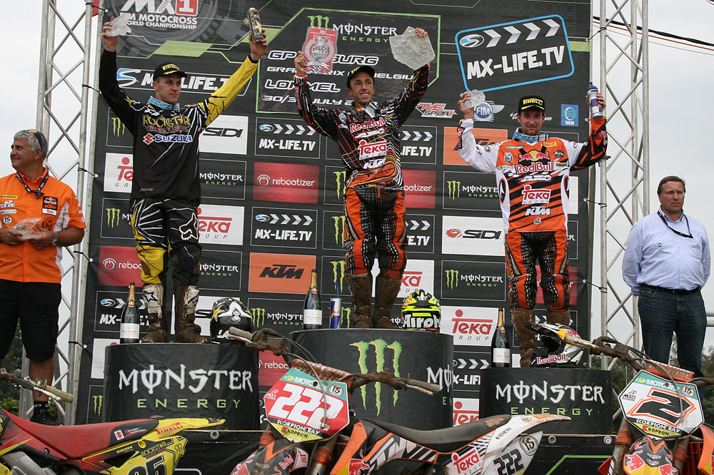 MX1 podium - Grand Prix of Belgium Sunday Racing - Motocross Pictures ...