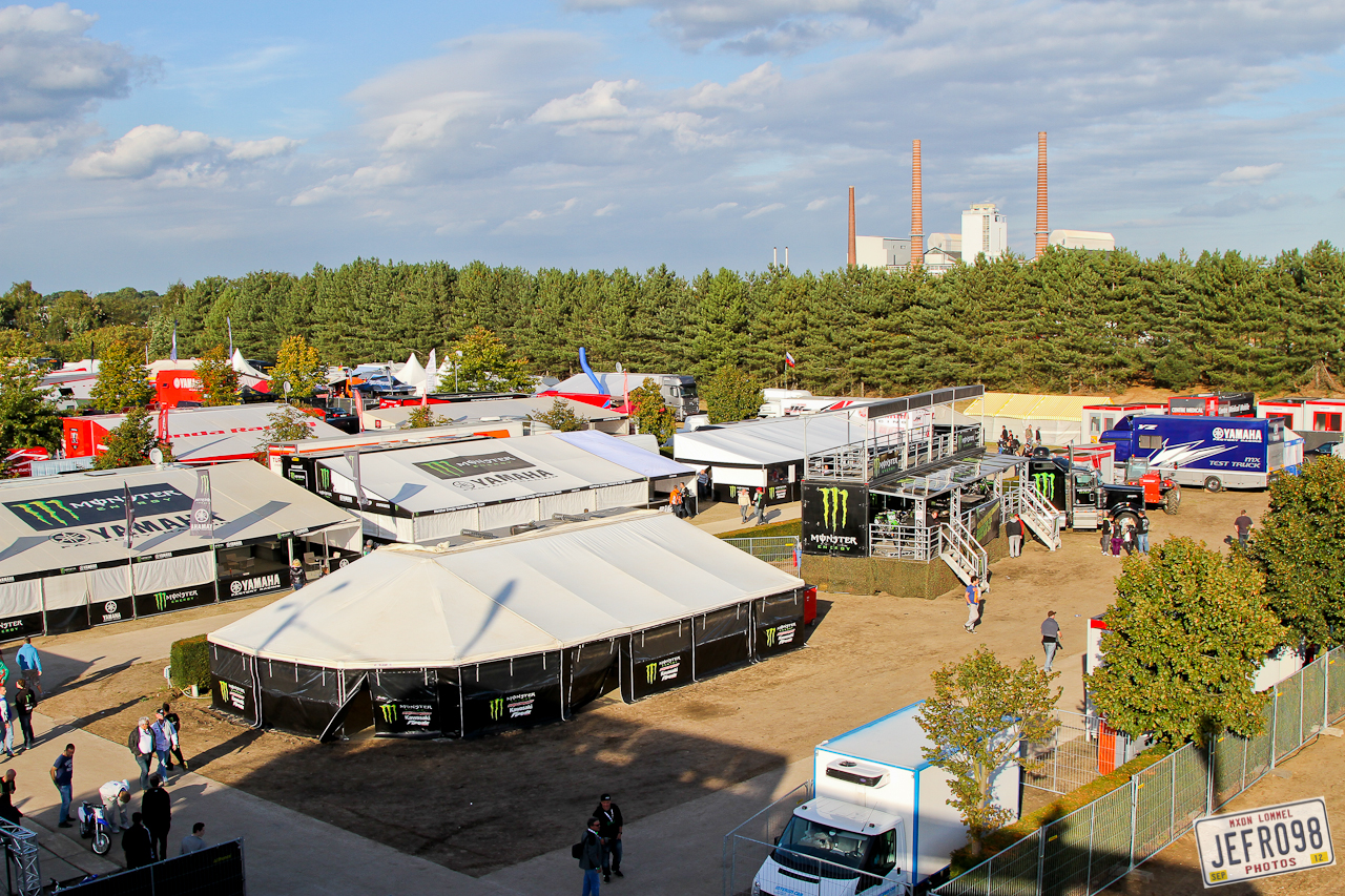 Paddock view - MXoN Friday Track Walk & Bikes - Motocross Pictures ...