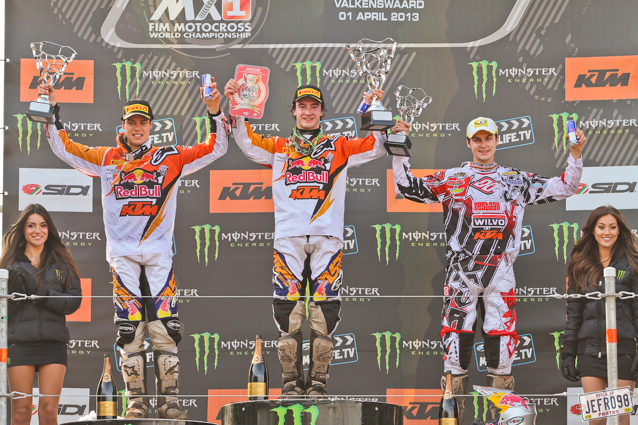 MX2 Podium - Dutch GP Valkenswaard - Motocross Pictures - Vital MX