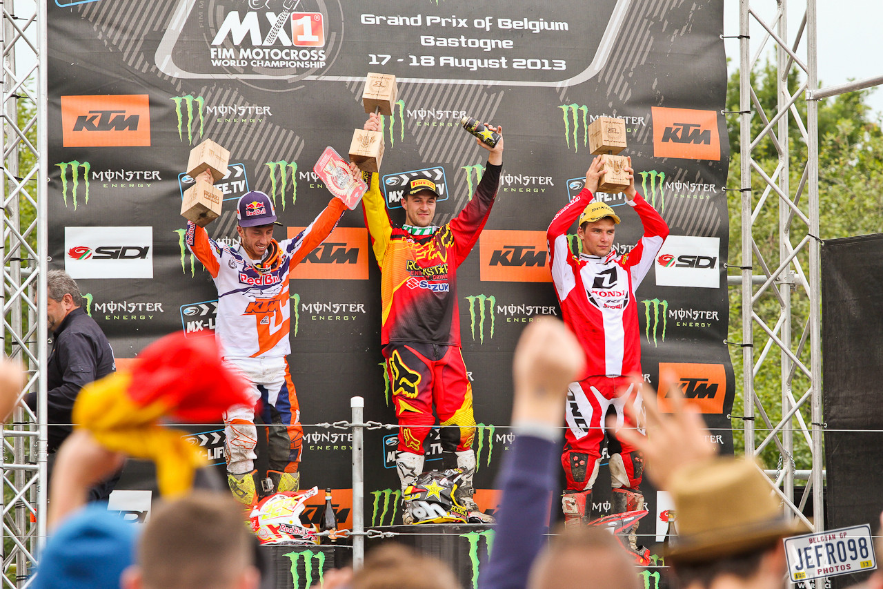 MX1 Podium - Photo Blast: Belgian GP - Motocross Pictures - Vital MX