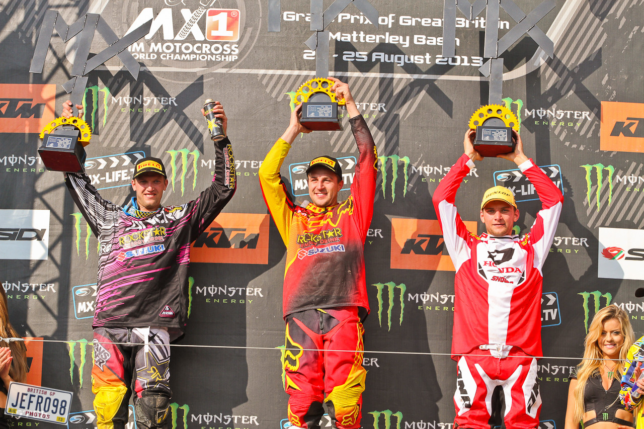 MX1 Podium - Photo Blast: British GP - Motocross Pictures - Vital MX