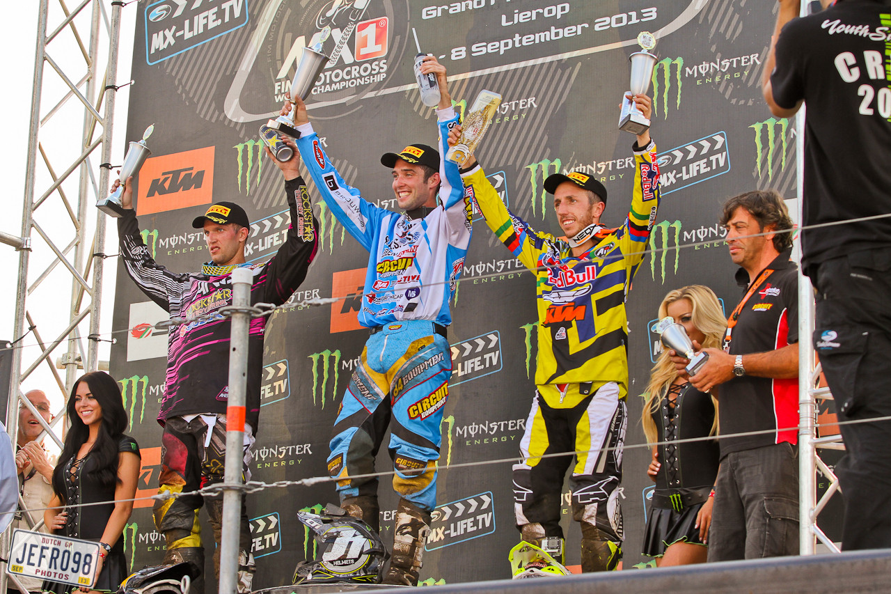 MX1 Podium - Photo Blast: BeNeLux GP - Motocross Pictures - Vital MX
