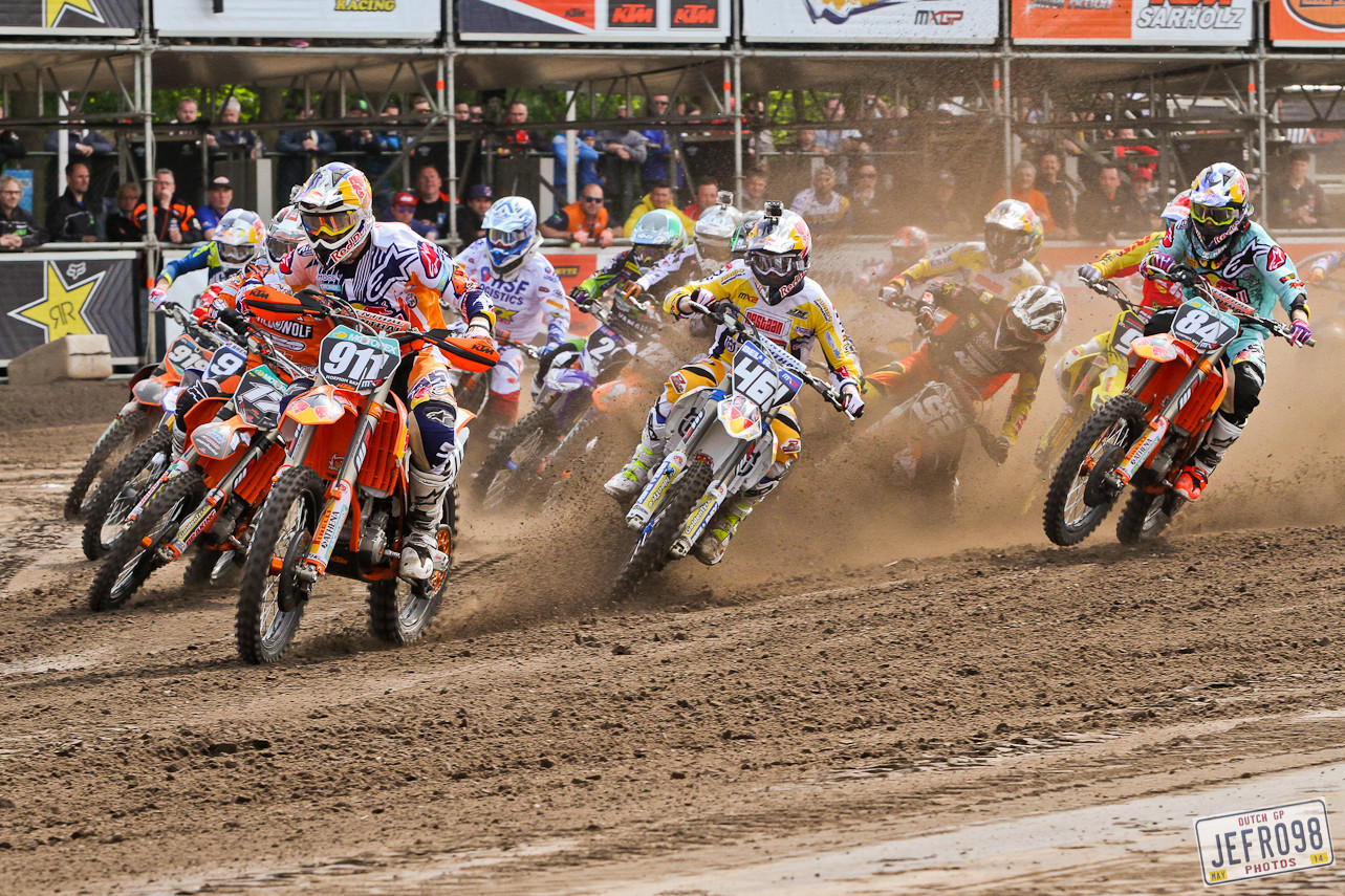 MX2 start - Photo Blast: MXGP of Valkenswaard - Motocross Pictures ...