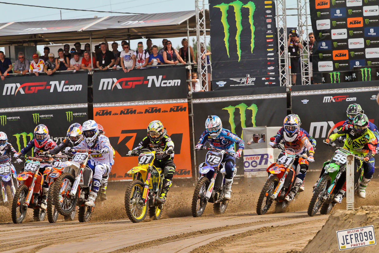 MX2 Start - Photo Blast: MXGP of Belgium - Motocross Pictures - Vital MX