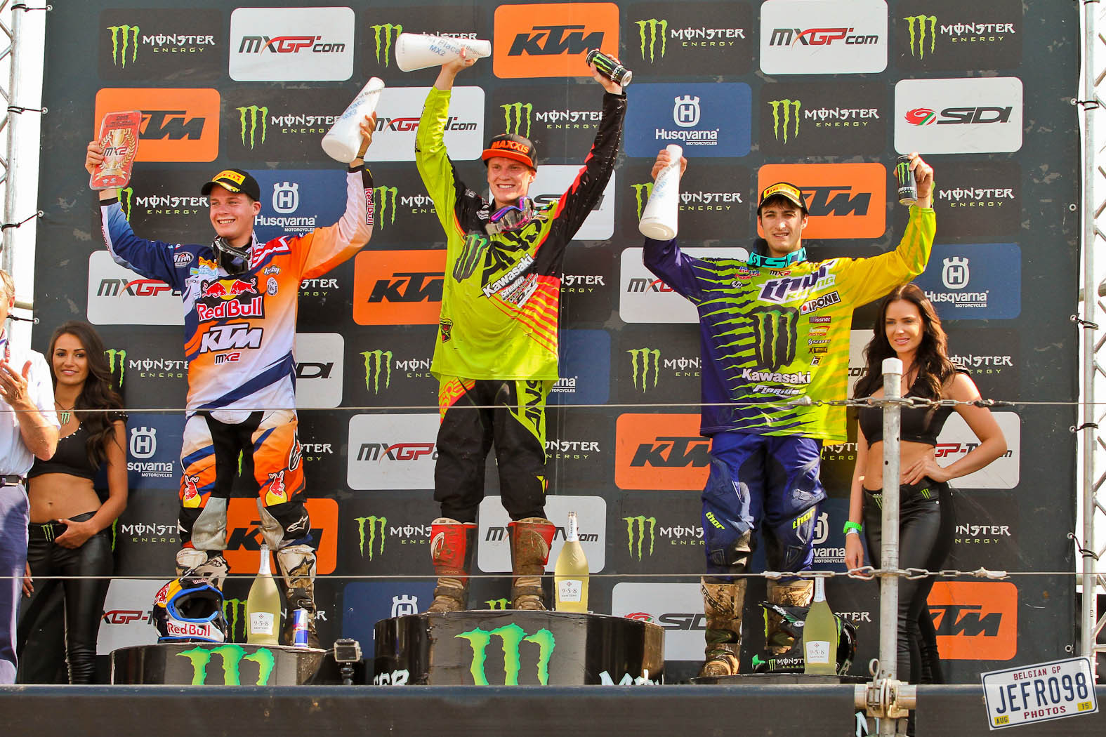 MX2 Podium - Photo Blast: MXGP of Belgium - Motocross Pictures - Vital MX