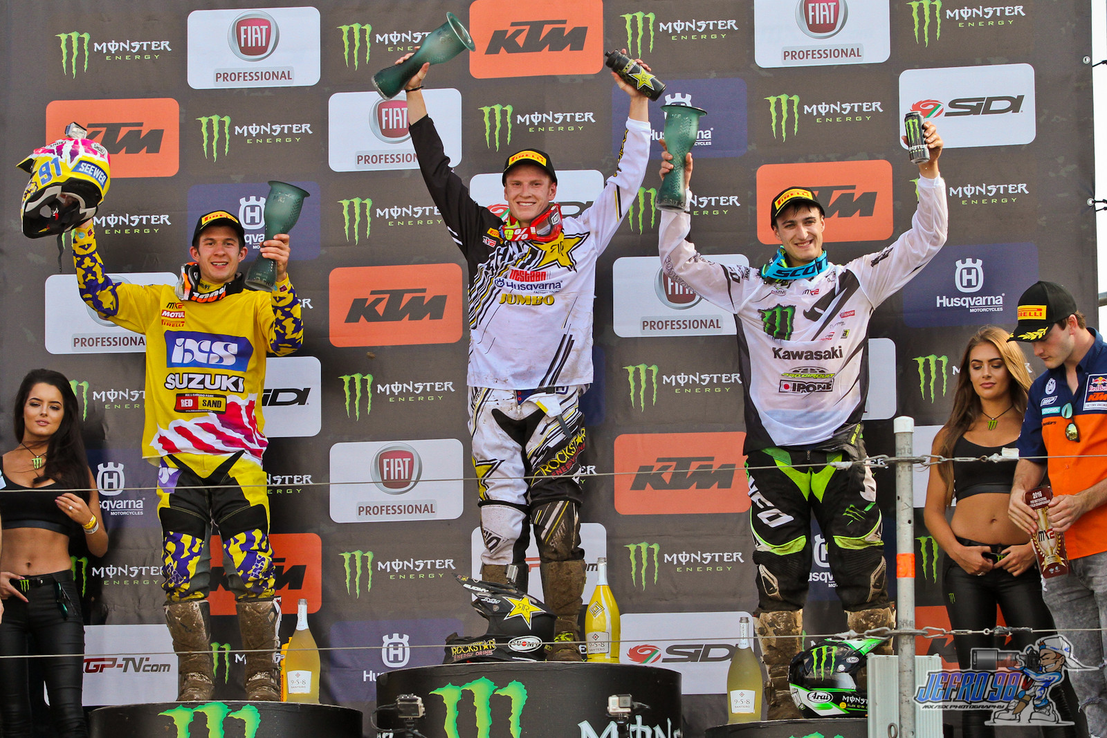 MX2 Podium - Photo Gallery: MXGP of Limburg - Motocross Pictures - Vital MX