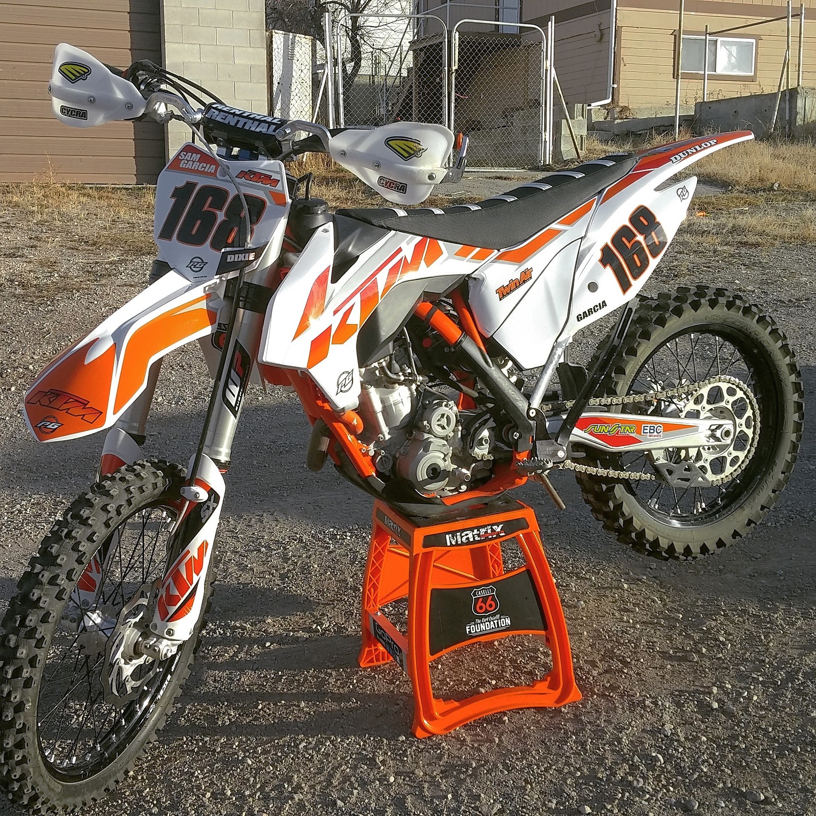 White 2015 KTM 350SXF - skubasam's Bike Check - Vital MX
