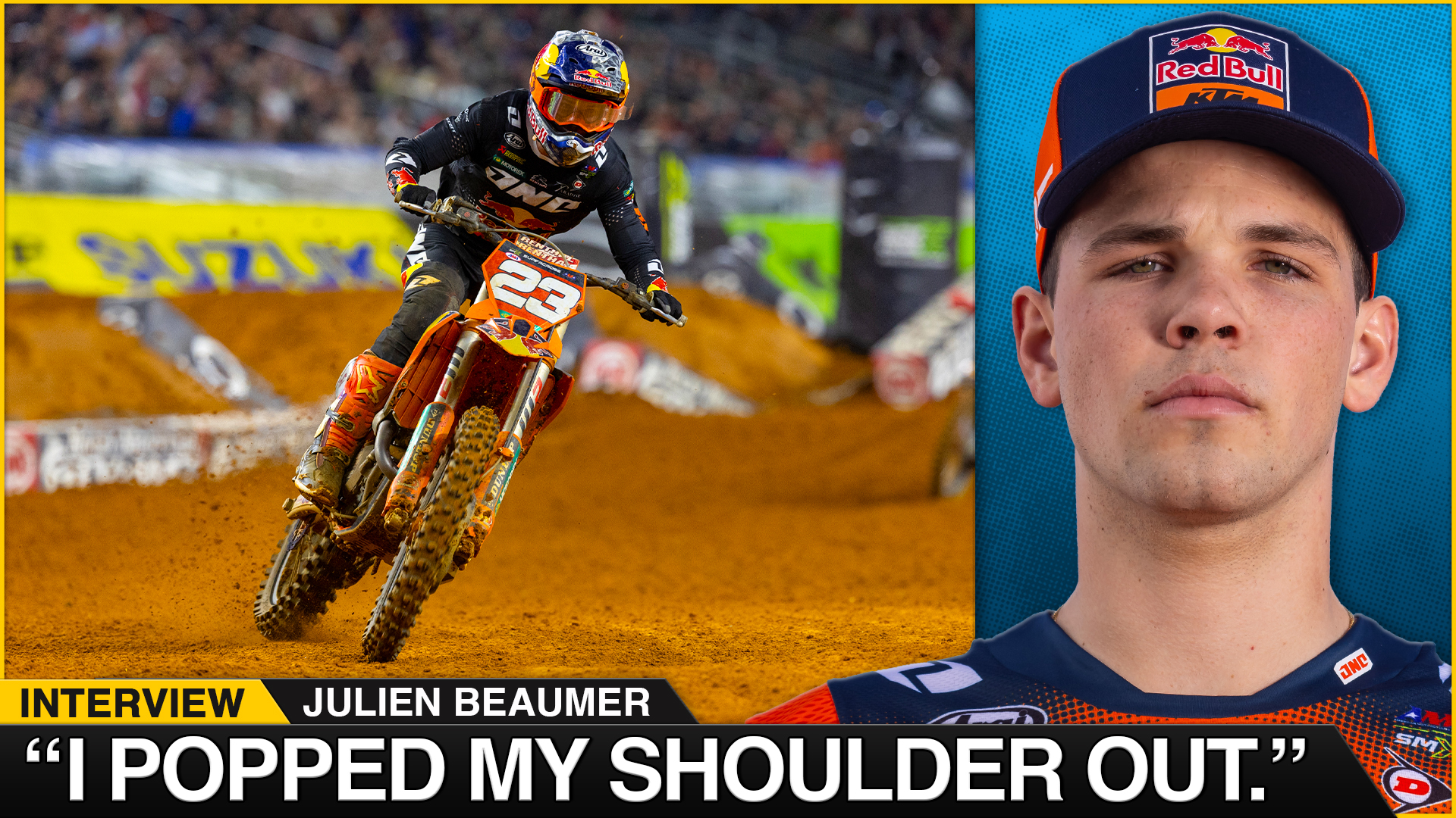 Julien Beaumer on: Surprise Injury, Title Chase - Motocross Videos ...