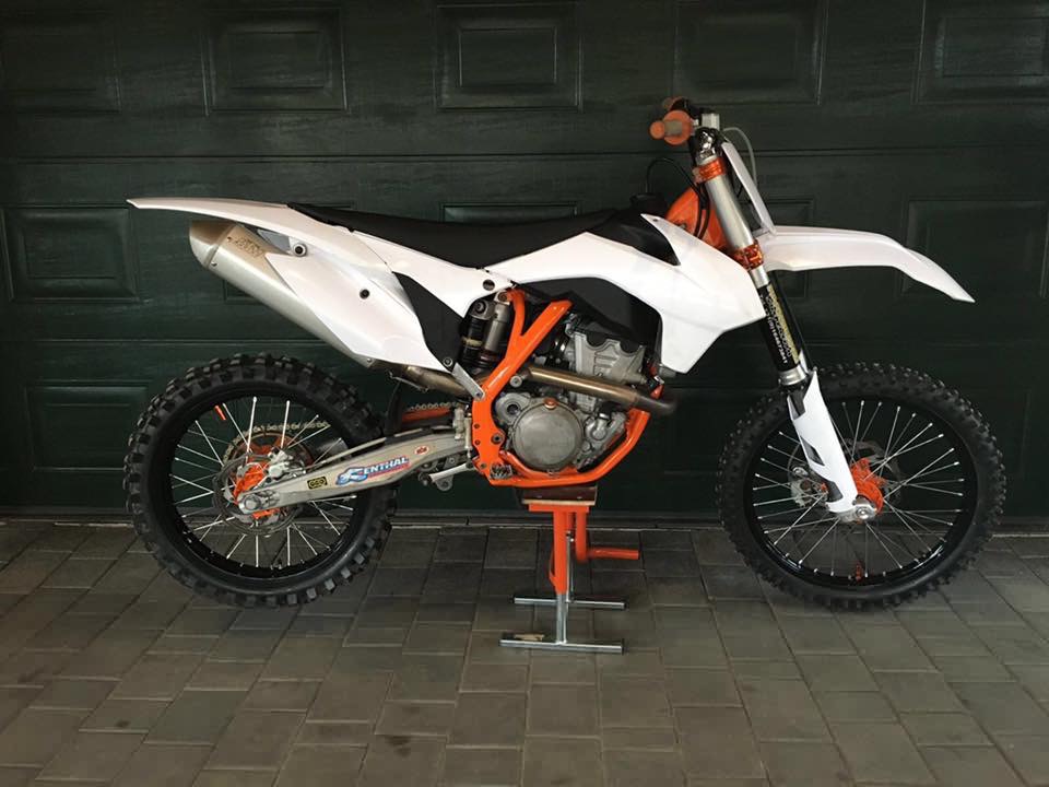KTM SX-F 350 white - Ronnet 72's Bike Check - Vital MX