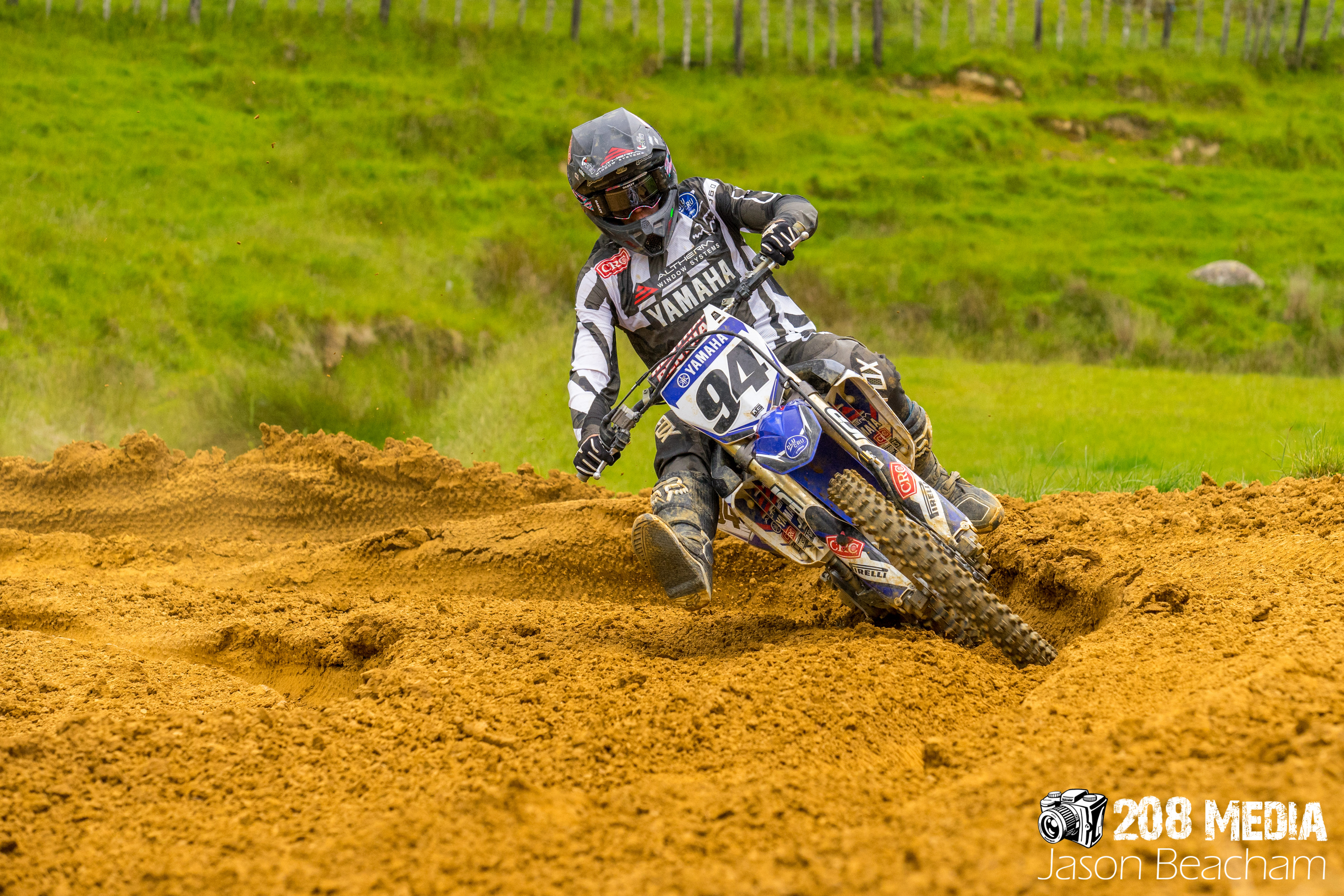 Kayne Lamont deep in the rut - 208 Media - Motocross Pictures - Vital MX