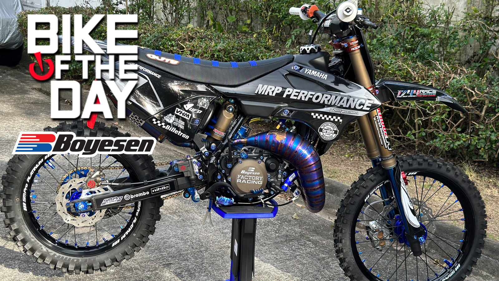 Yz85 Lw Full titanium Pipe Titanium Bolt & Brembo factory caliper ...