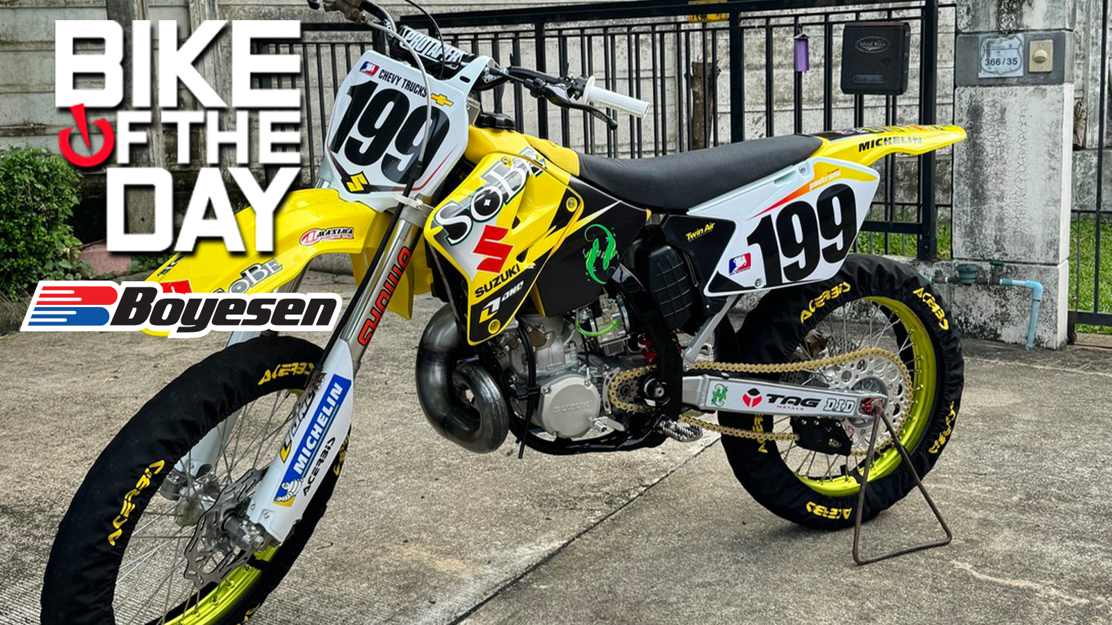Suzuki RM250 2003 No.199 Travis Pastrana SoBe Factory Racing team Build ...