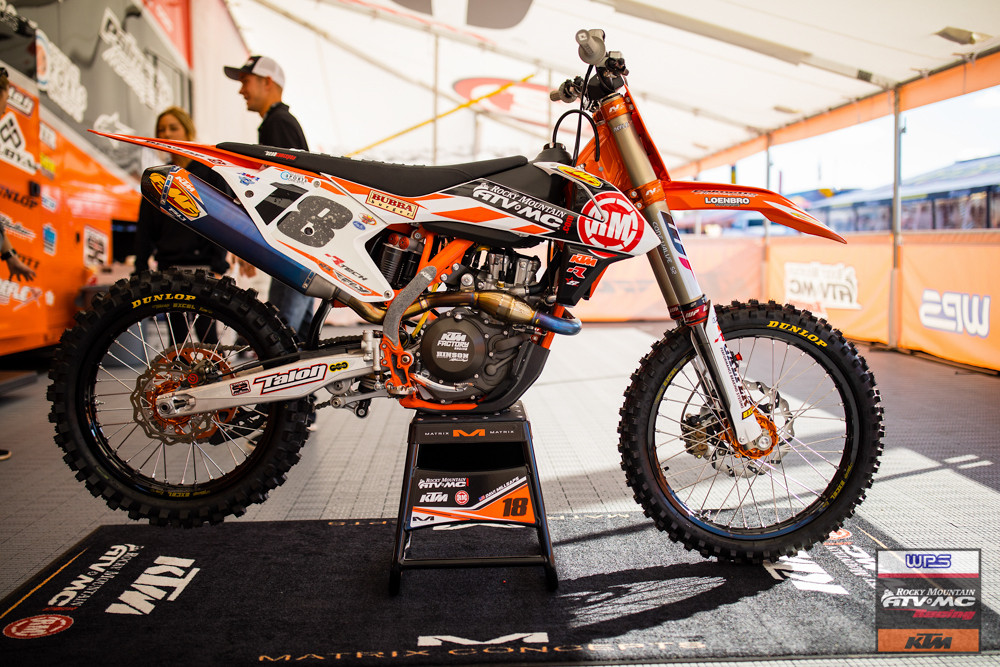 Davi Millsaps Team RMATV/MC-KTM-WPS Race Bike - Team RMATVMC ...