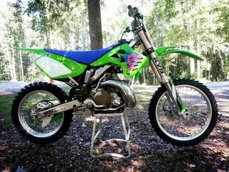 Retro themed 2005 Kawasaki KX250 - gafireman's Bike Check - Vital MX