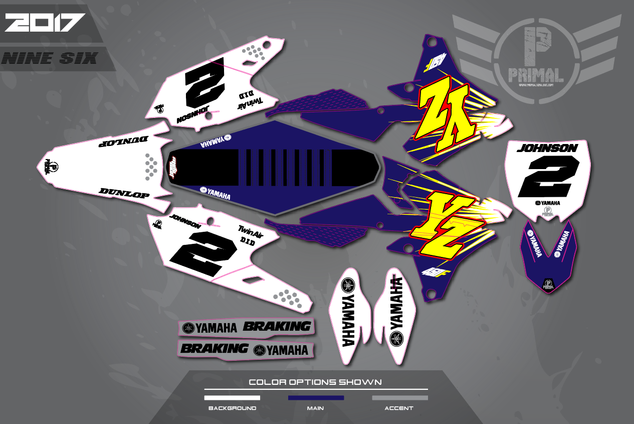 YAMAHA YZ450F YZ250F YZ125 YZ250 MX GRAPHICS bikelife Motocross ...