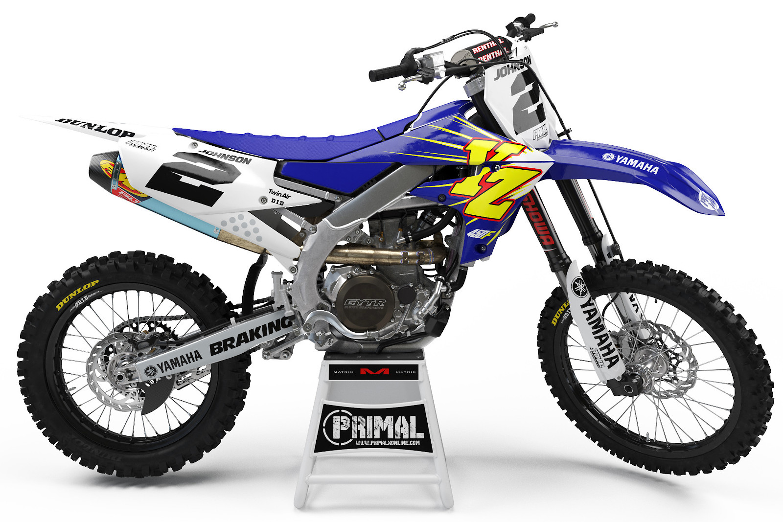 PRIMAL X MOTORSPORTS - RETRO YAMAHA - MOTOCROSS GRAPHICS - 90s ...