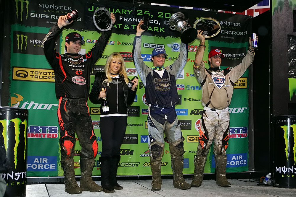 Kevin Windham, Chad Reed and Davi Millsaps - Monster Energy Supercross ...