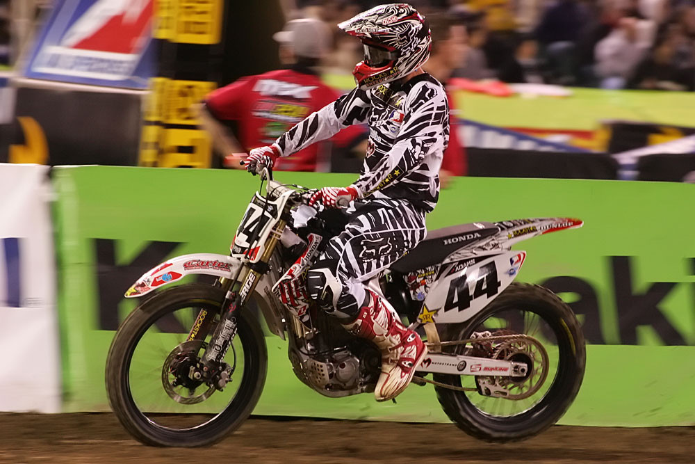 Troy Adams - 2008 Monster Energy Supercross: Anaheim 3 - Motocross ...
