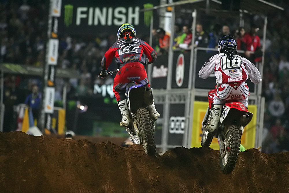 Chad Reed and Davi Millsaps - 2008 Monster Energy Supercross: Atlanta ...