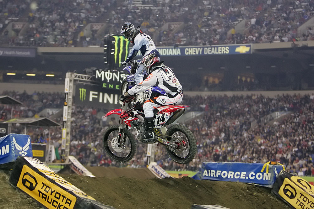 Chad Reed and Kevin Windham - 2008 Monster Energy Supercross: Indy ...