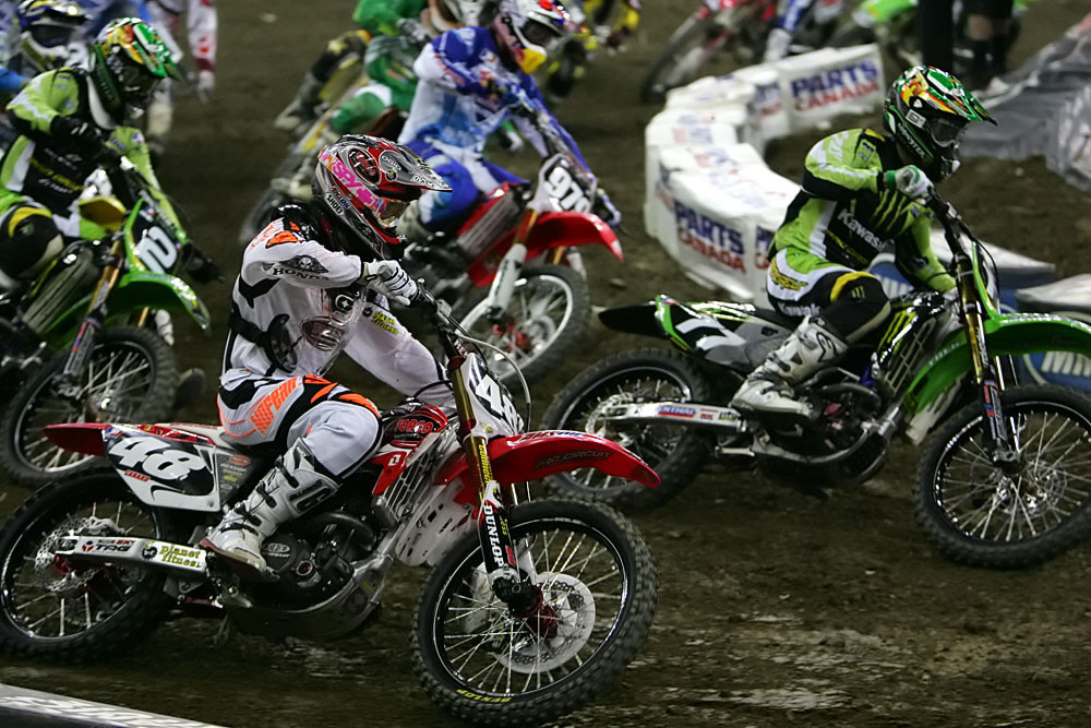 Lites Main Event Start (2 of 3) - 2008 Monster Energy Supercross: Indy ...