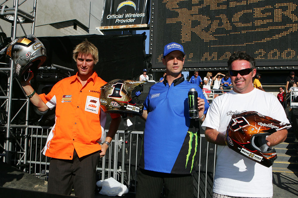 Troy Herfoss, Mark Burkhart, and Jeff Ward - Navy Moto X World ...