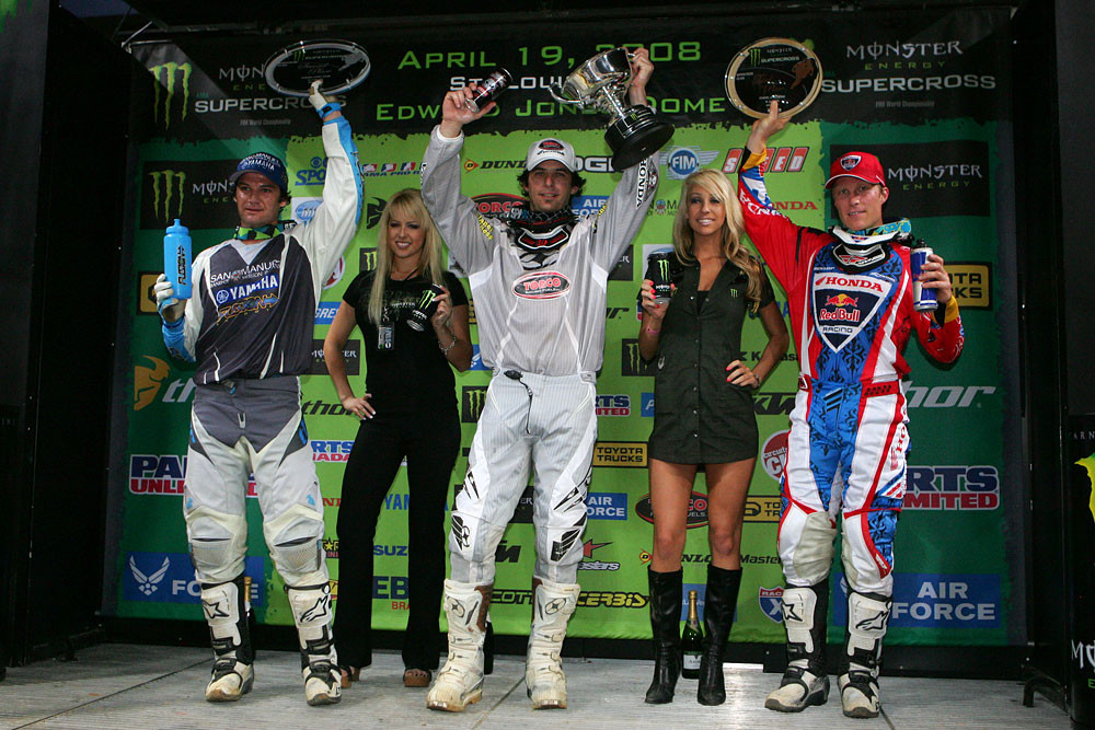 Chad Reed, Kevin Windham, and Andrew Short - Monster Energy Supercross ...