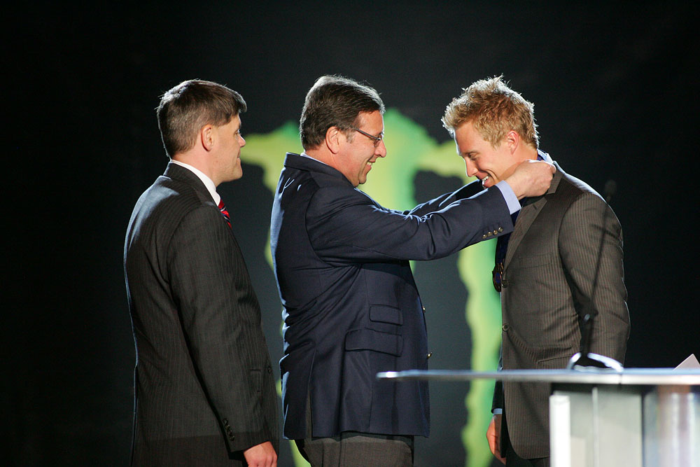 Rob Dingman, Wolfgang Srb, and Andrew Short - 2008 Supercross Awards ...