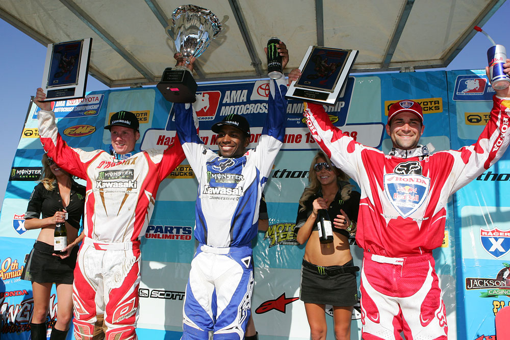 Timmy Ferry, James Stewart, and Ivan Tedesco - 2008 AMA Toyota ...