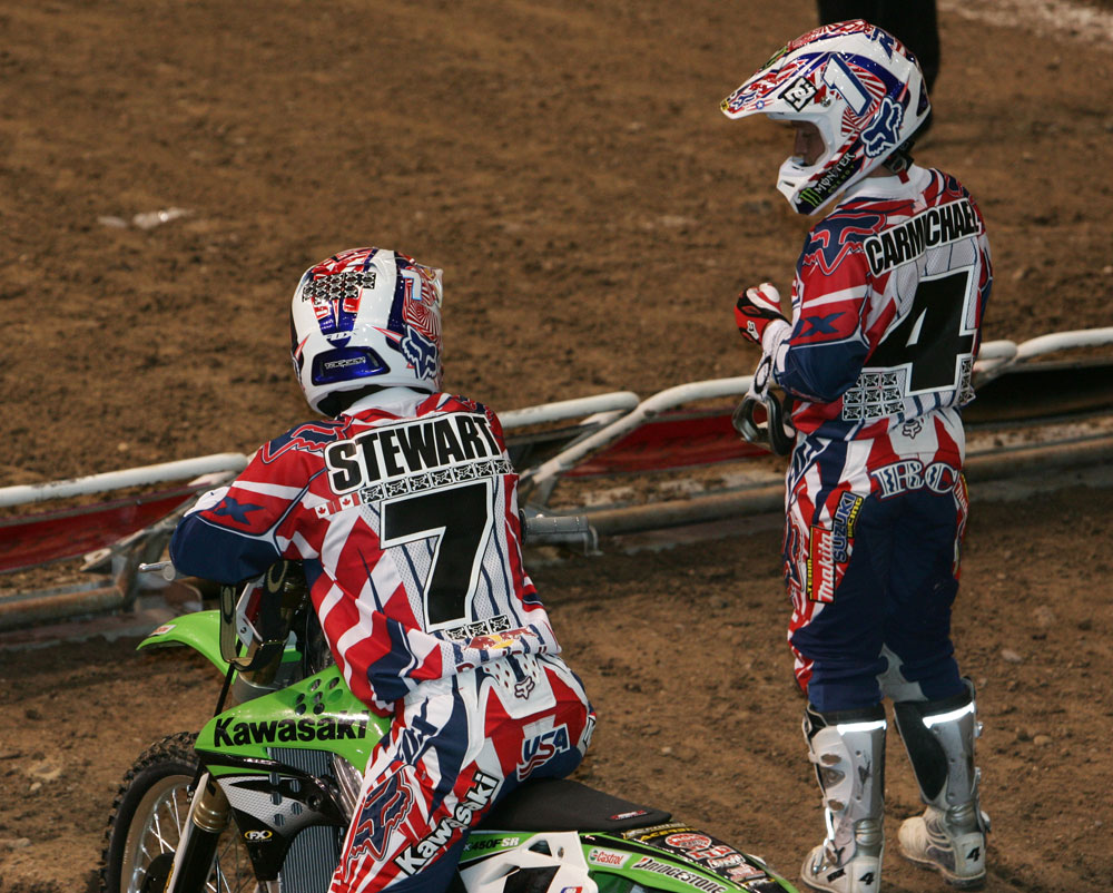 James Stewart and Ricky Carmichael - 2006 Rockstar Energy U.S. Open ...