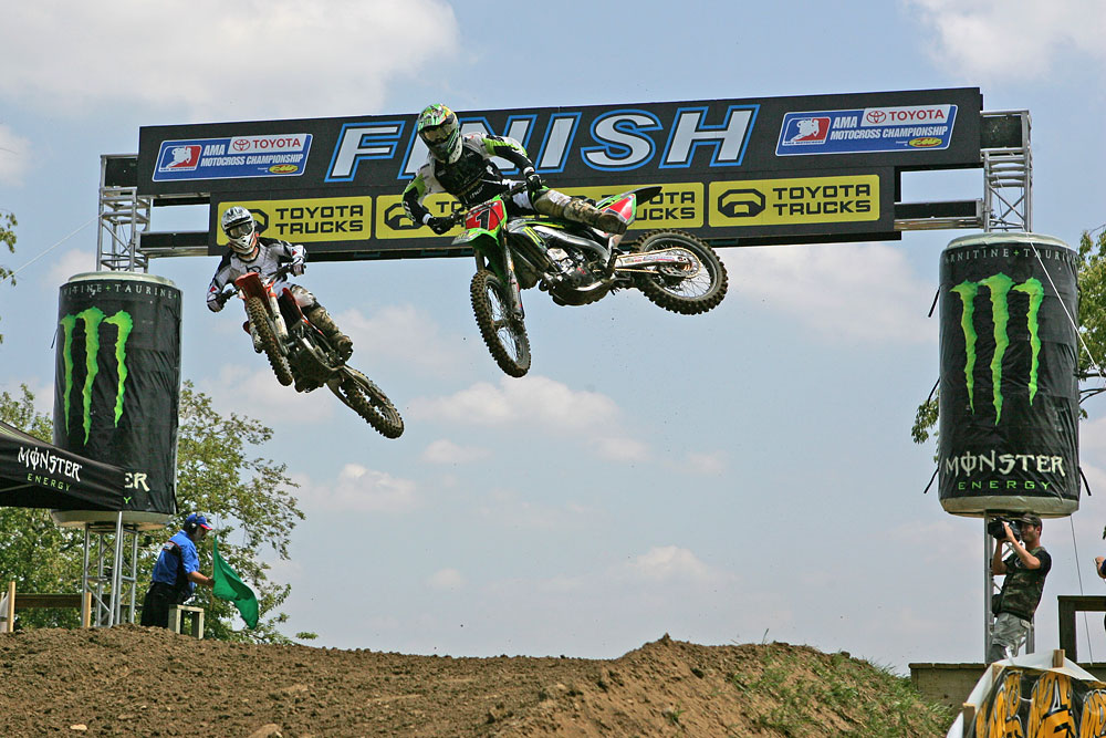 Martin Davalos and Ryan Villopoto - 2008 AMA Toyota Motocross ...