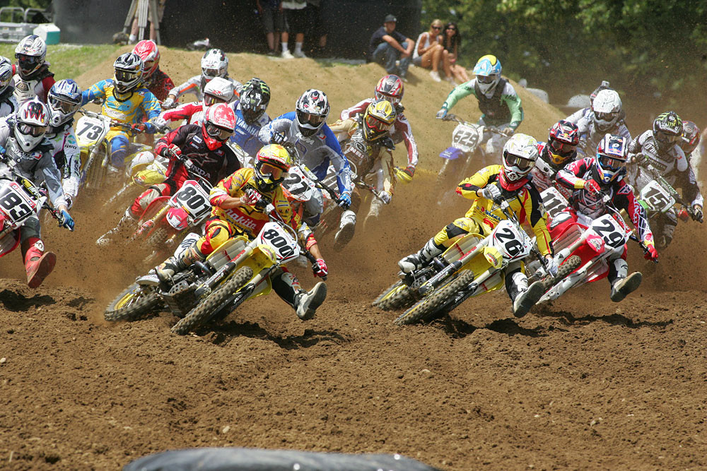 MX1 Moto 1 Start - 2008 AMA Toyota Motocross Championship: Red Bud ...
