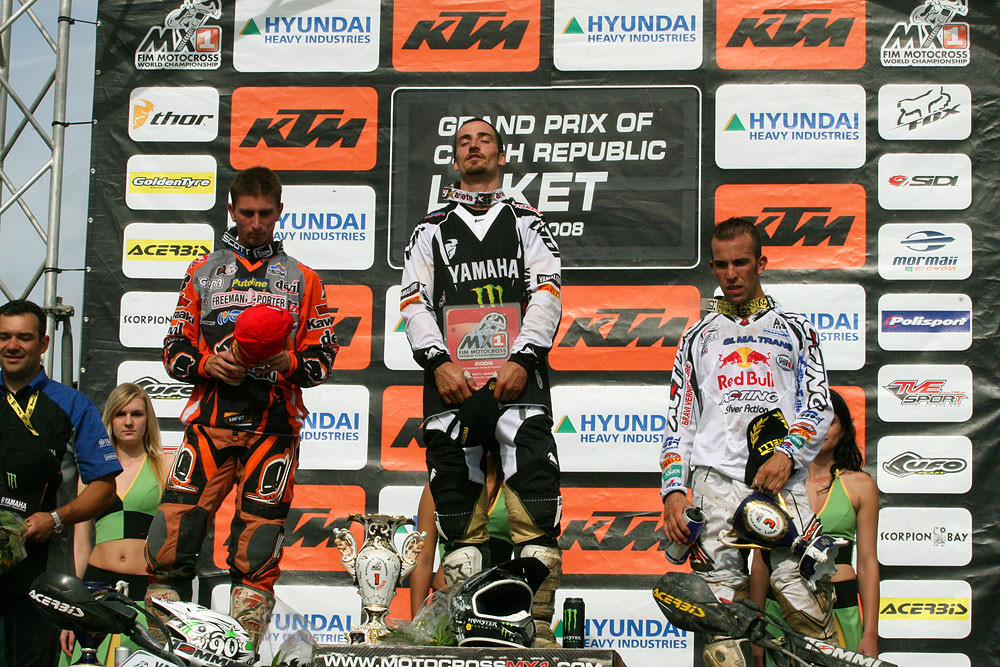 MX1 podium - Grand Prix of the Czech Republic - Motocross Pictures ...