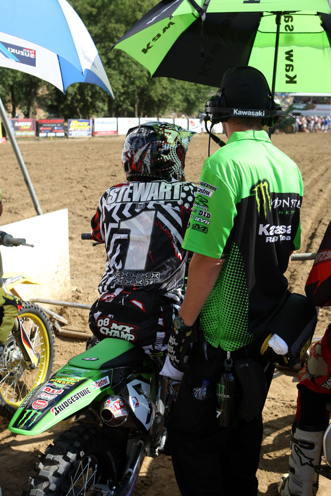 James Stewart and Mike Williamson - 2008 AMA Toyota Motocross ...