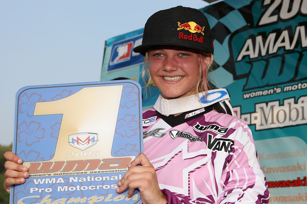 Ashley Fiolek - Best of 2008 WMA - Motocross Pictures - Vital MX