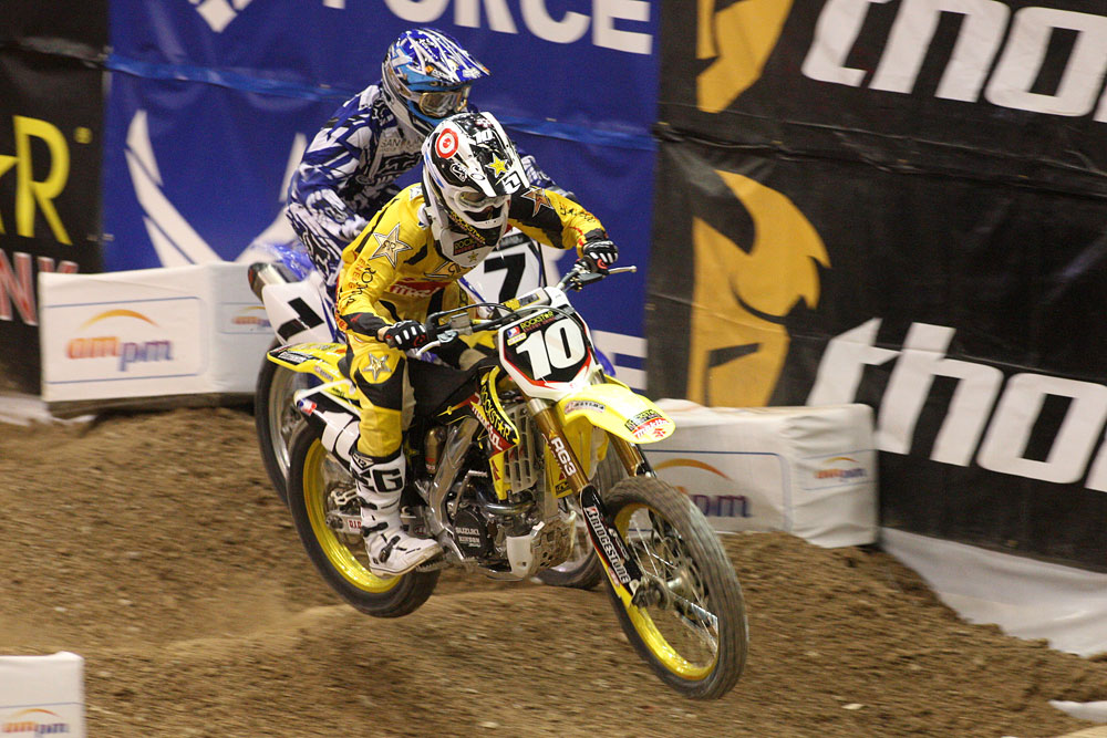 Ryan Dungey and James Stewart - 2008 Rockstar Energy U.S. Open, Night 1 ...