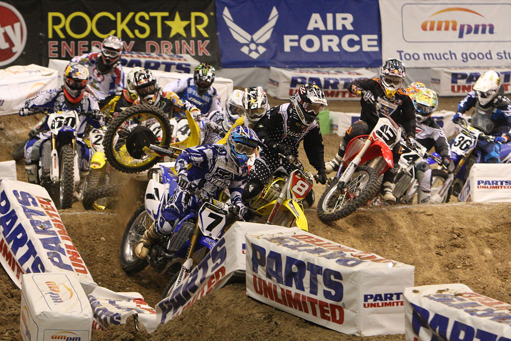 Main event start (3 of 3) - 2008 Rockstar Energy U.S. Open, Night 1 ...