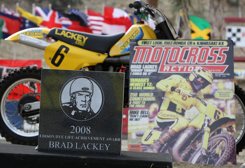 Brad Lackey Edison Dye Award - 2008 MTA Vet World Championships ...