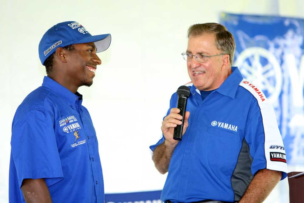 James Stewart and Keith McCarty - Yamaha Team Introductions Gallery ...