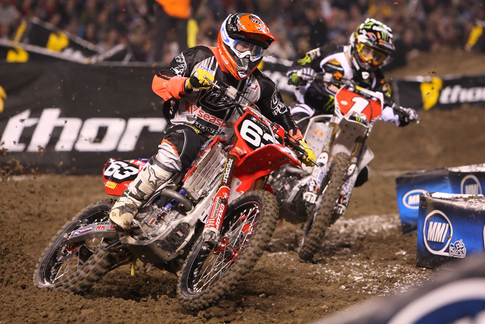 Chris Blose and Jason Lawrence - 2009 Monster Energy Supercross ...