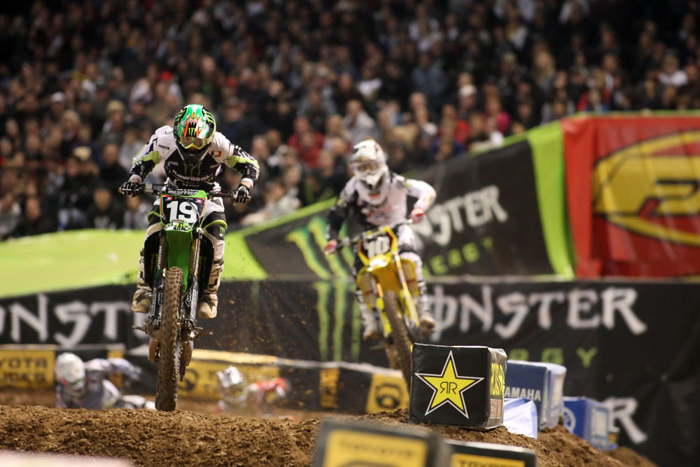 Jake Weimer and Ryan Dungey - 2009 Monster Energy Supercross: Phoenix ...