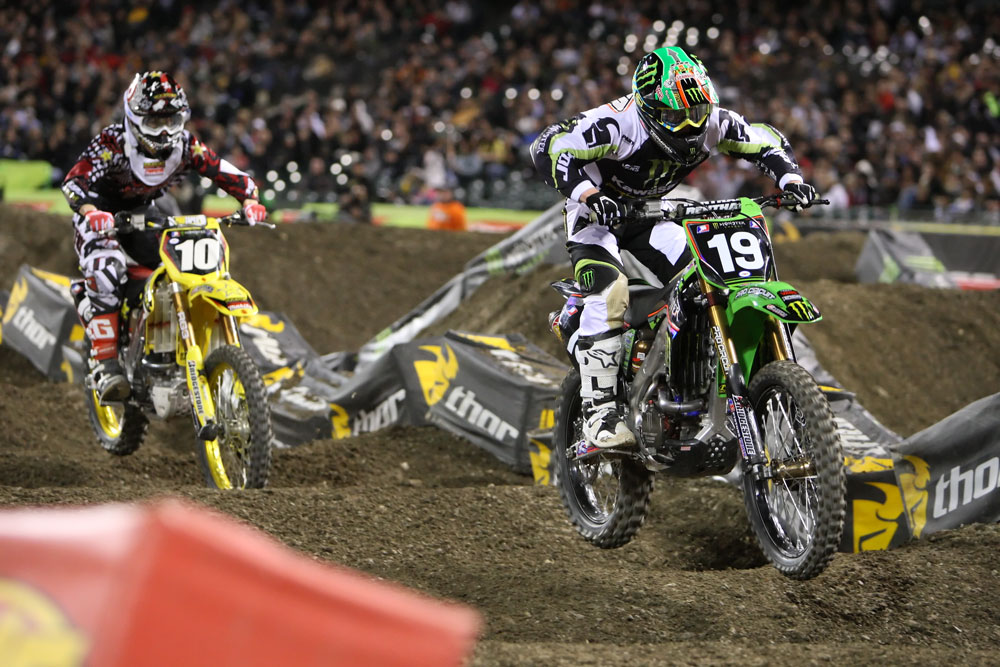 Jake Weimer and Ryan Dungey - Monster Energy Supercross: San Francisco ...