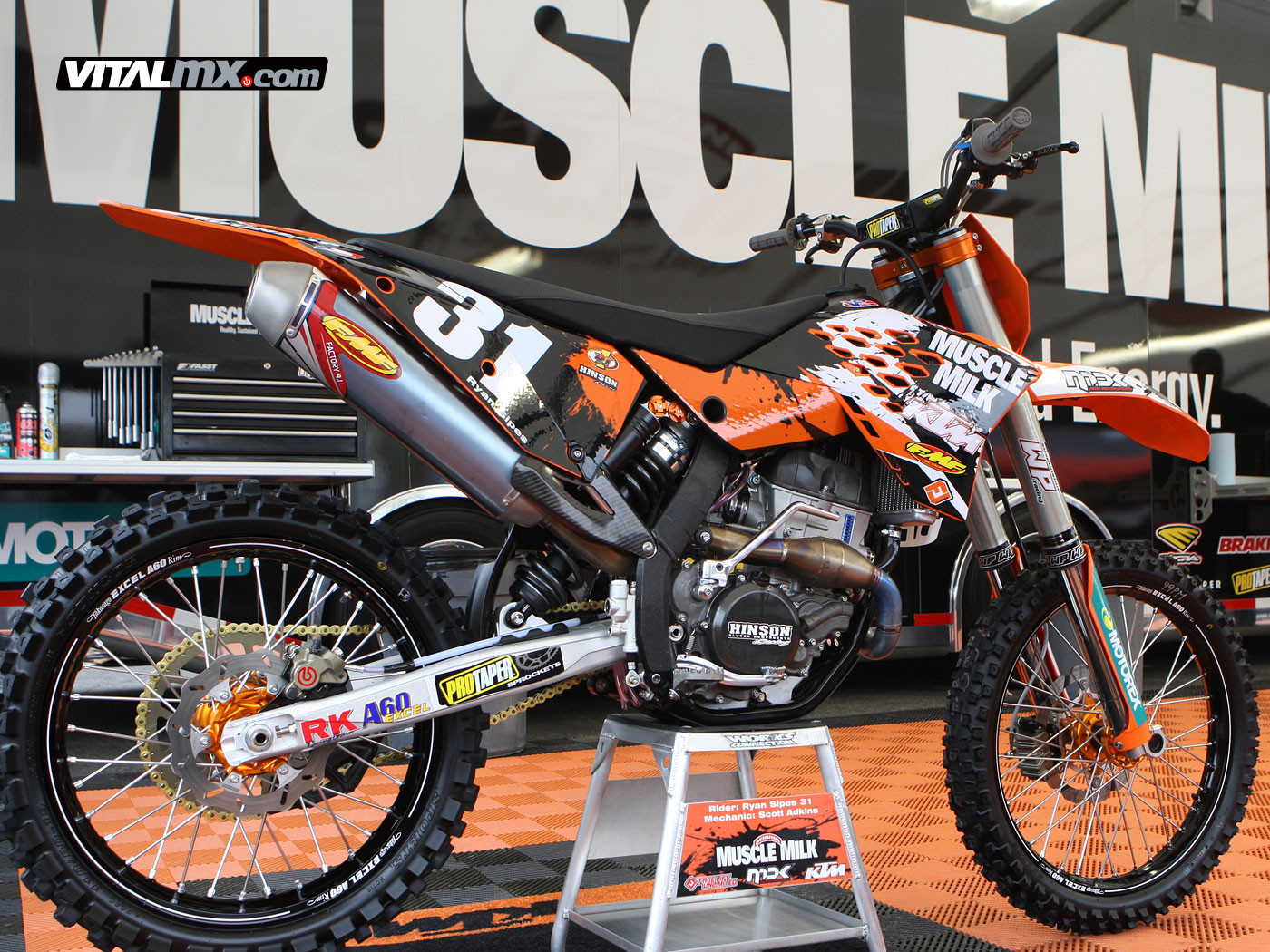Ryan Sipes' Muscle Milk MDK KTM - The Big Picture: Bring on '09 ...
