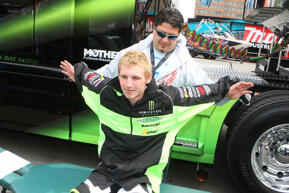 Jake Weimer and Steve Navarro - Vital MX Pit Bits: Seattle 2009 ...