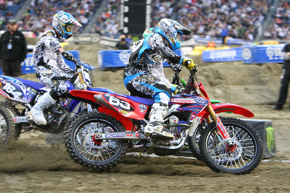 Ryan Morais, Chris Blose, and Michael Hall - Monster Energy Supercross ...