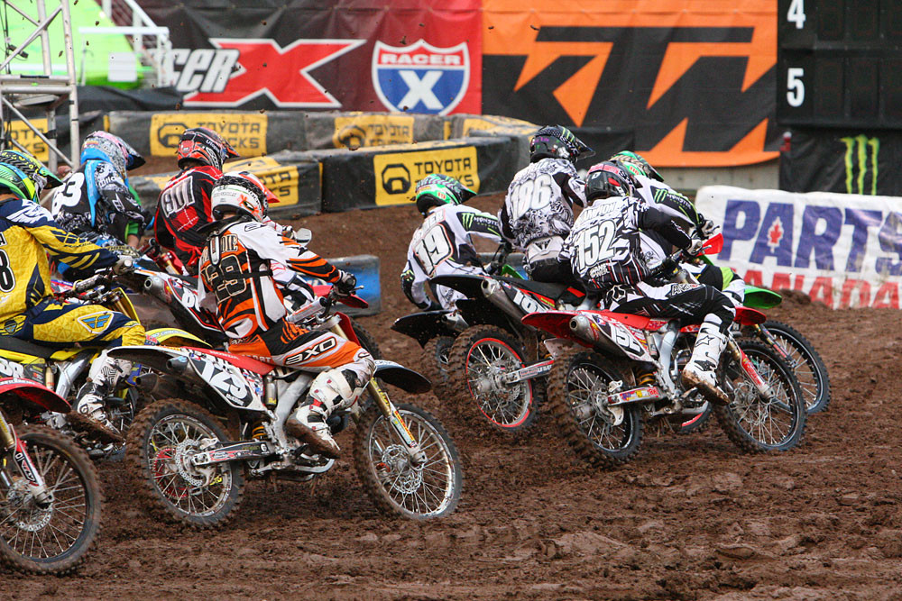 Lites heat race one start - Monster Energy Supercross: Salt Lake City ...