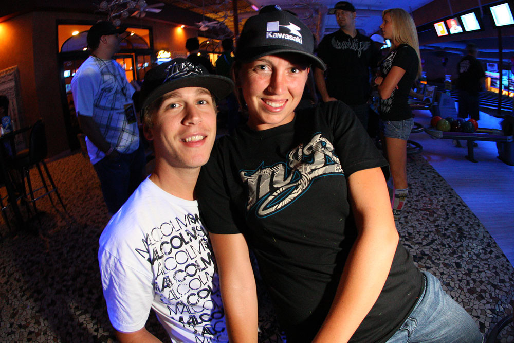 Charles Castloo and Elizabeth Bash - 2009 WMXF MotoBowl - Motocross ...