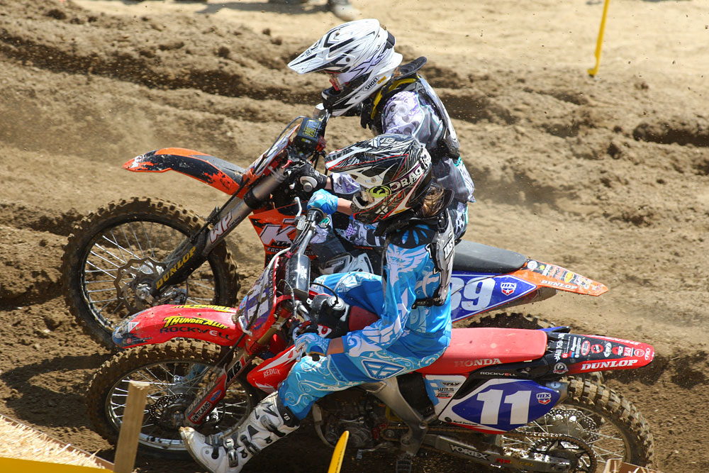 Sarah Whitmore and April Zastrow - Glen Helen: Lucas Oil AMA Women's ...