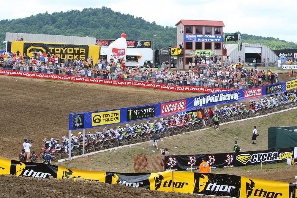 250 moto one start - Lucas Oil AMA Pro Motocross Championship: High ...