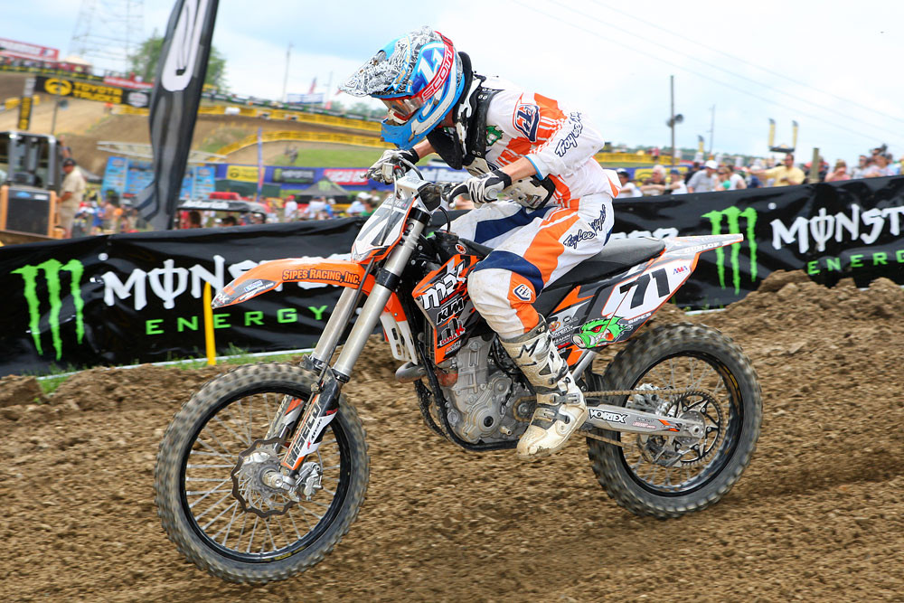 Justin Sipes - Lucas Oil AMA Pro Motocross Championship: High Point ...